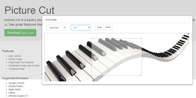 Js Tutorial - Picture Cut