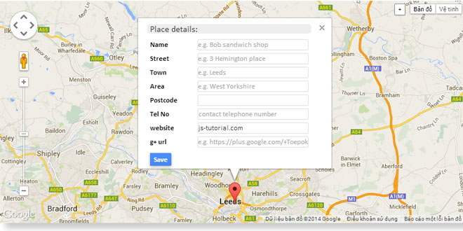 Js Tutorial - mapsed.js - Google maps & places jQuery integration