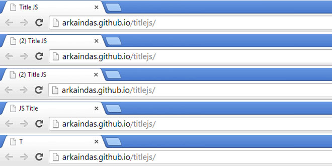 Js Tutorial - Title.js - Browser Title Bar Manipulation